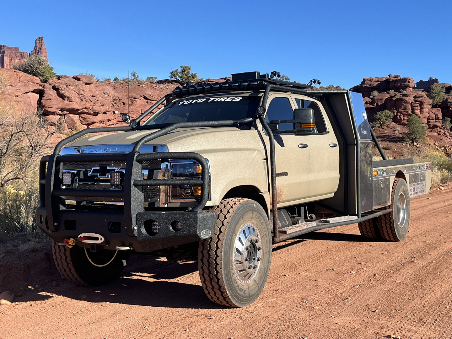 This 2024 Chevy 6500 HD Is A Next-Level Family Overland 4x4