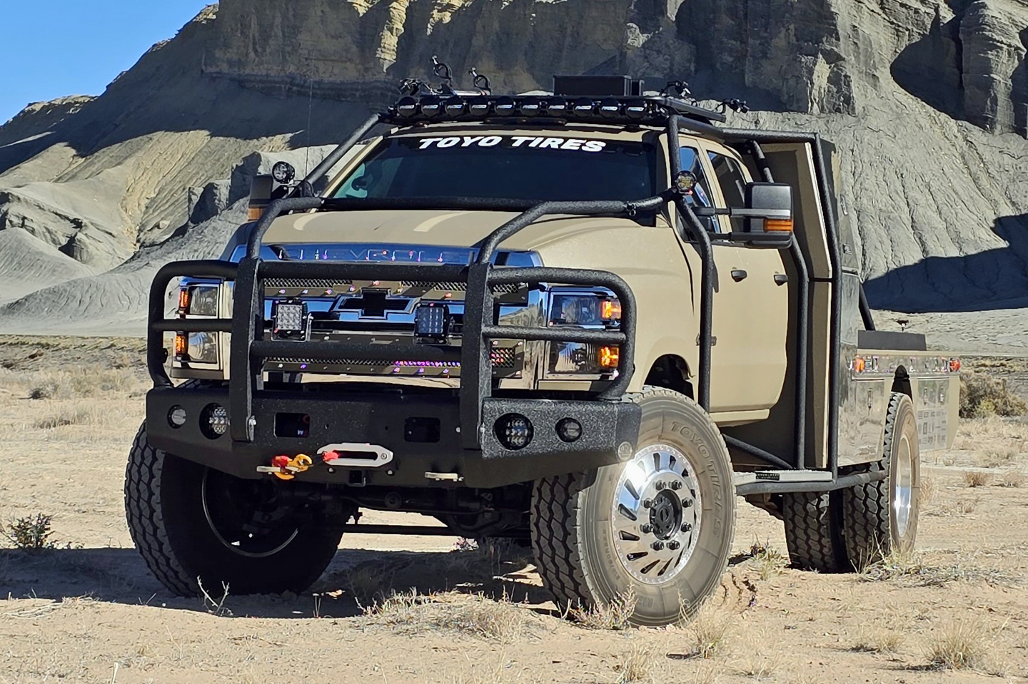 This 2024 Chevy 6500 HD Is A Next-Level Family Overland 4x4