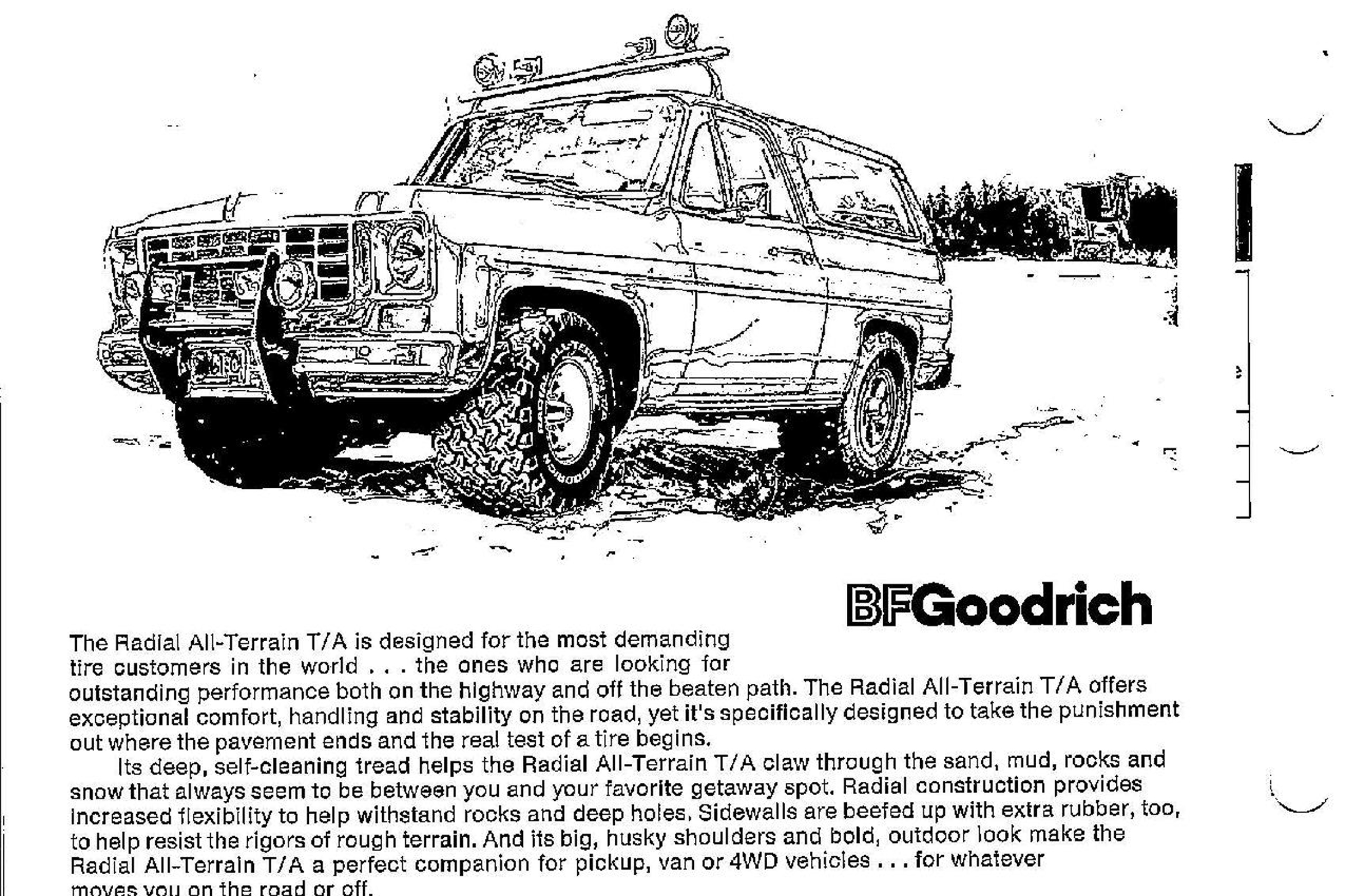 Fifty Years Of The BFGoodrich Radial All-Terrain Off-Road Tire